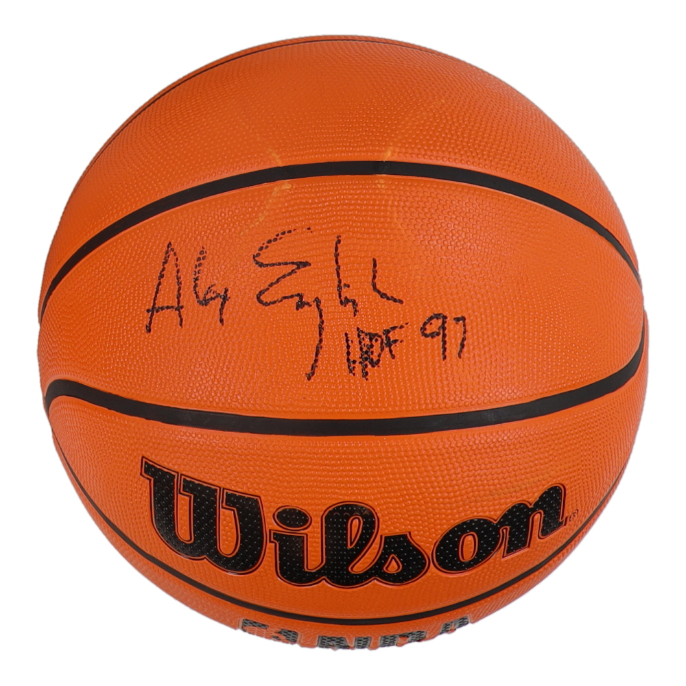 Alex English Signed NBA Basketball Inscribed "HOF 97" (PSA) | Pristine ...