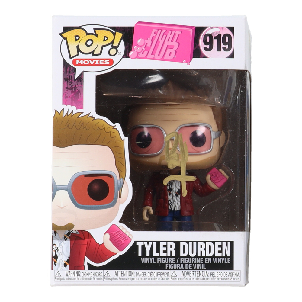 Brad Pitt Signed "Fight Club" #919 Tyler Durden Funko Pop! Vinyl Figure ...