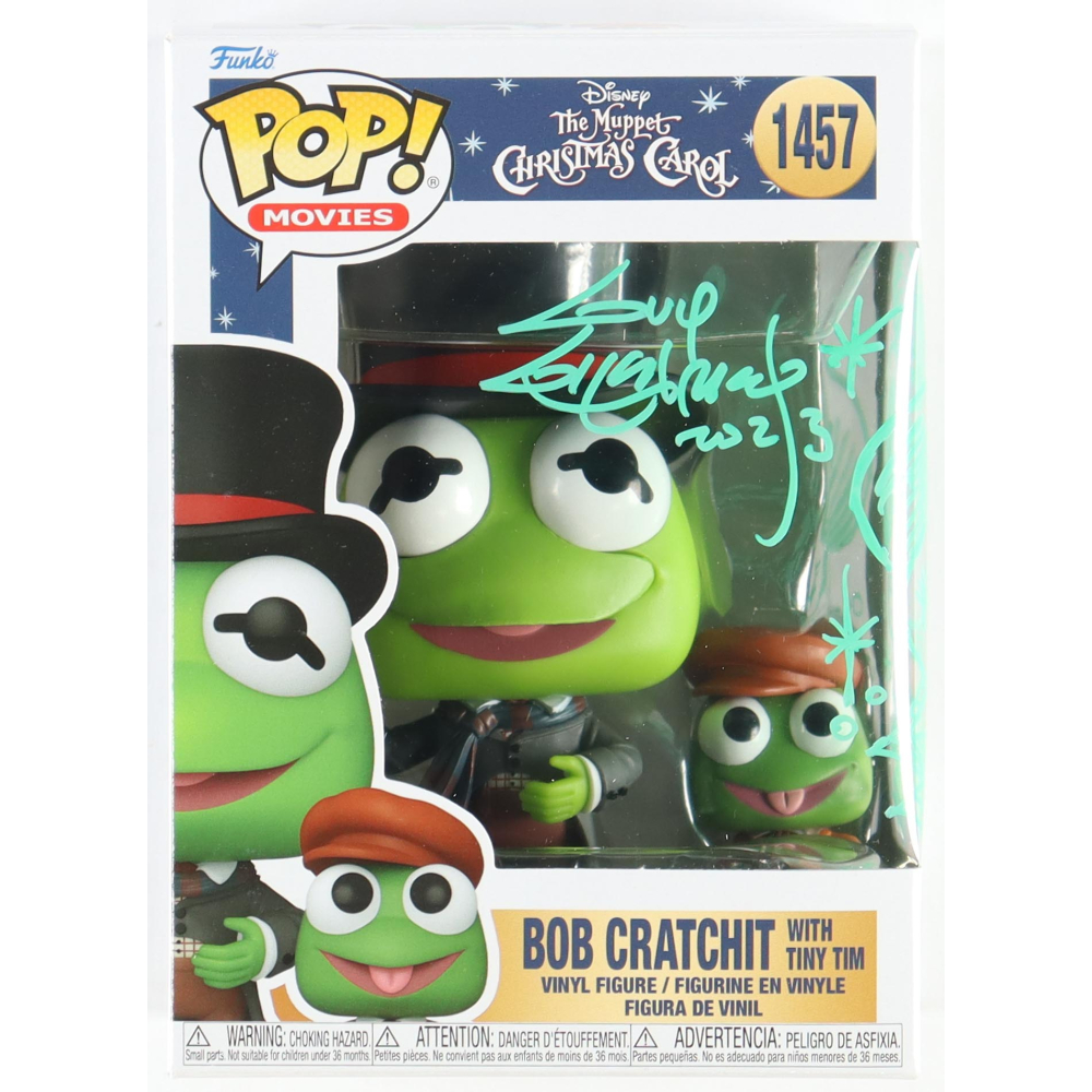 Guy Gilchrist Signed Kermit the Frog "The Muppet Christmas Carol" #1457 ...