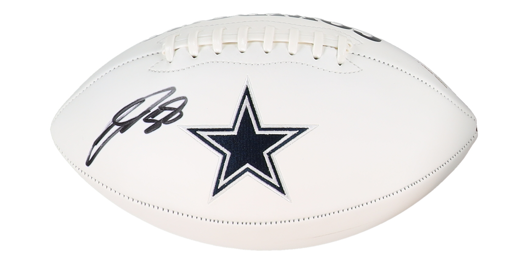 CeeDee Lamb Signed Cowboys Logo Football (Fanatics) | Pristine Auction