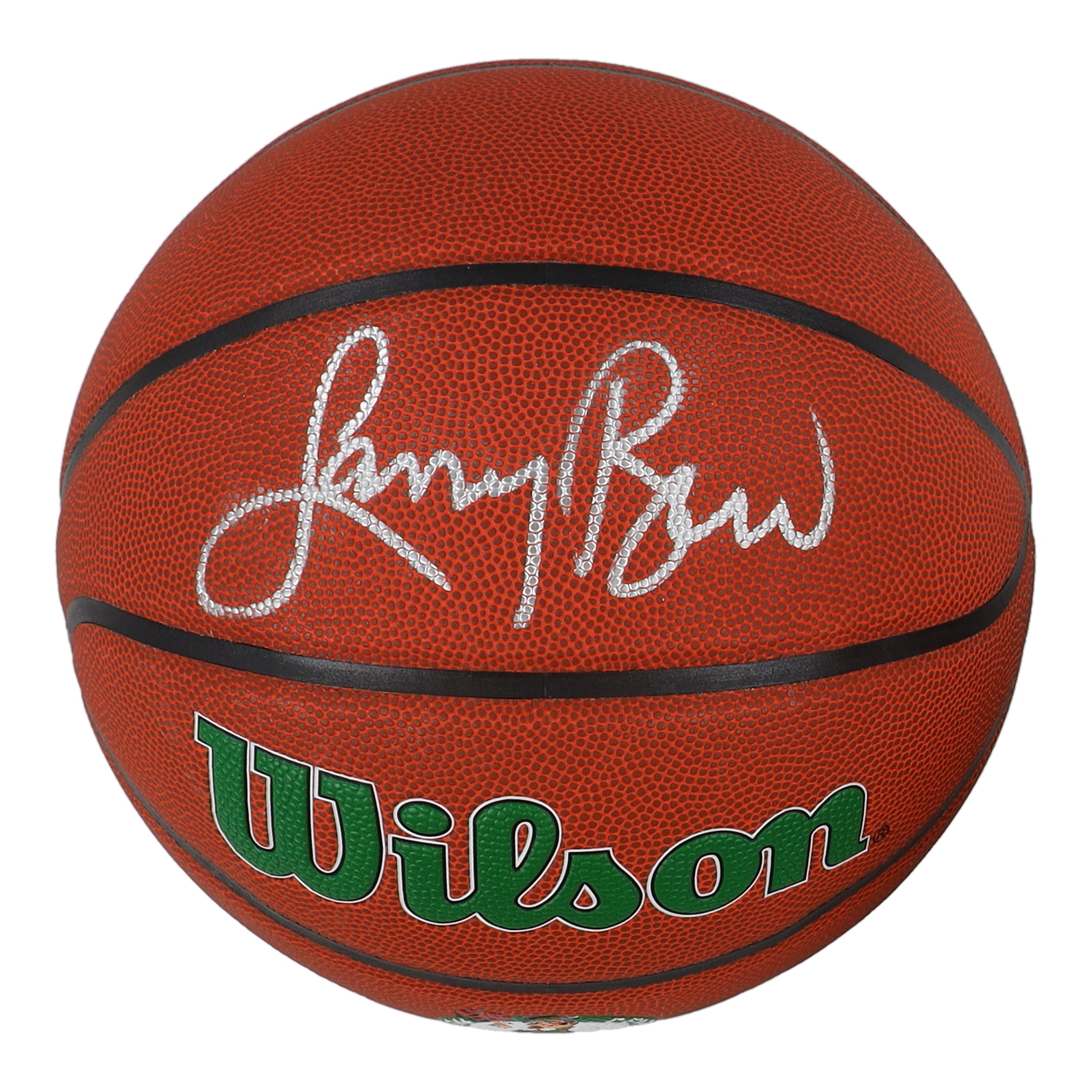 Larry Bird Signed Celtics Logo NBA Basketball (JSA) | Pristine Auction