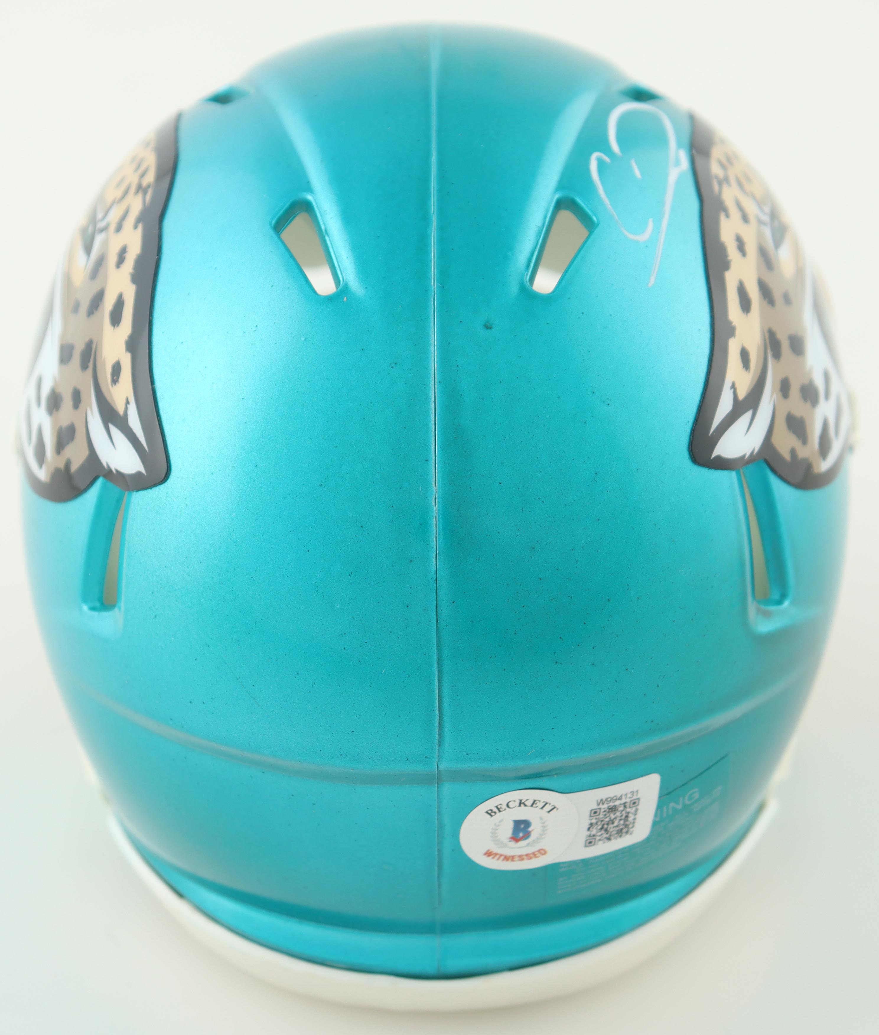 Calvin Ridley Signed Jaguars Flash Alternate Speed Mini Helmet (Beckett ...
