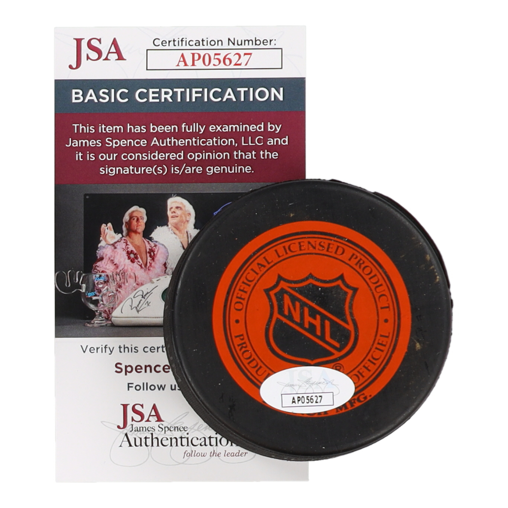 Cam Neely Signed Bruins Logo Hockey Puck (JSA) | Pristine Auction