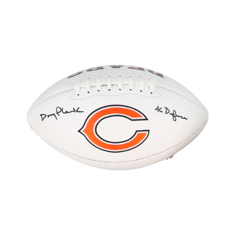 Doug Plank Signed Bears Logo Football Inscribed "46 Defense" (Beckett ...