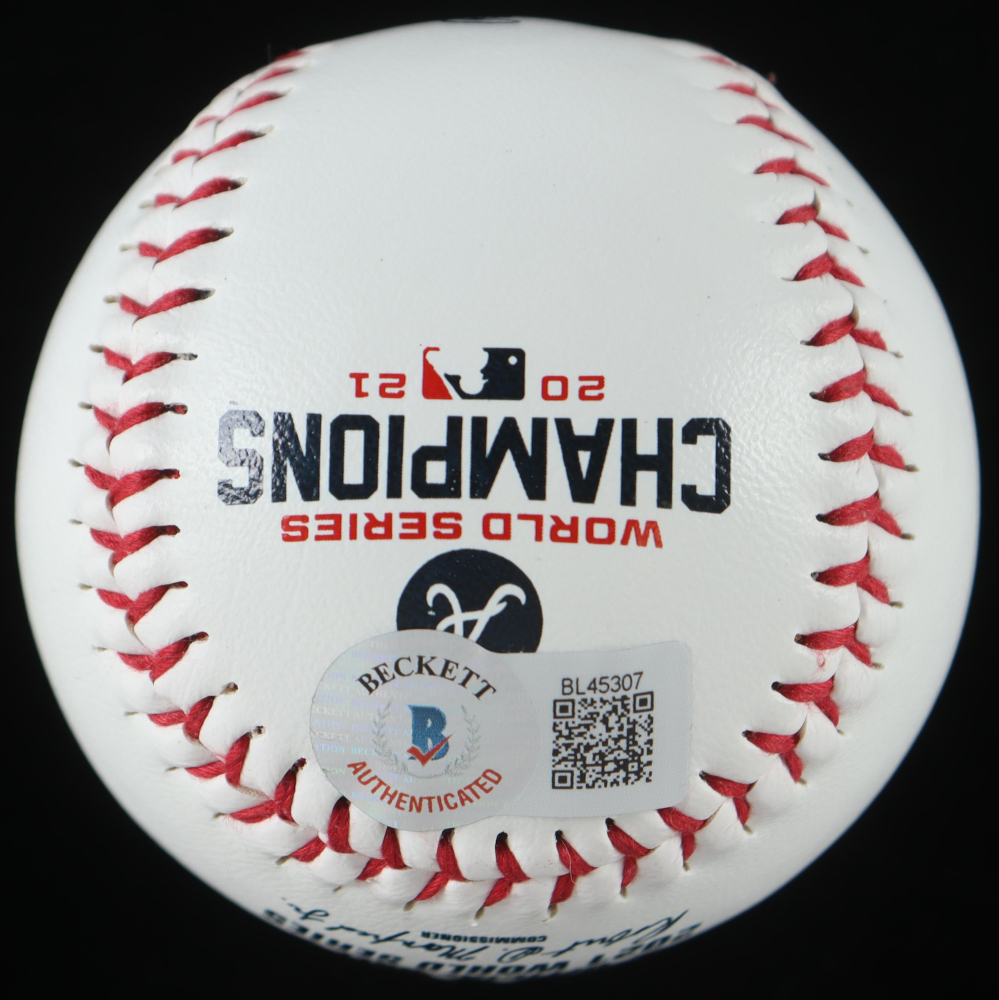 Jorge Soler Signed 2021 World Series Champions Baseball (Beckett ...