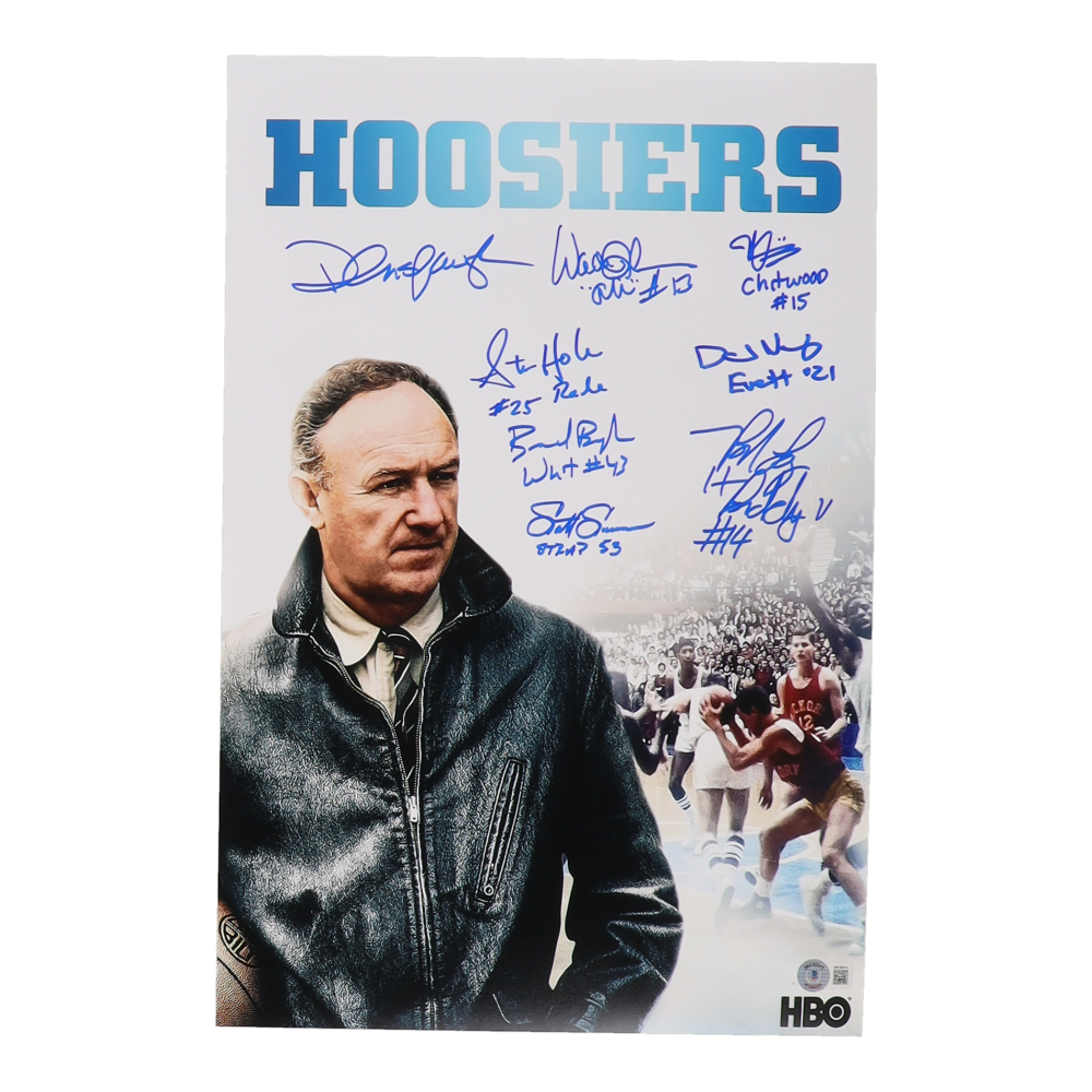 Hoosiers 11x18 Movie Poster Photo Signed By (8) Including David ...