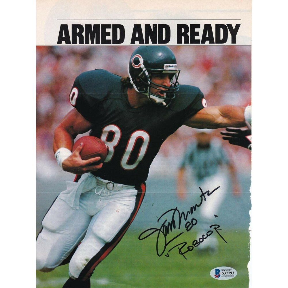 James Thornton Signed Magazine Page Inscribed "Robocop" (Beckett ...