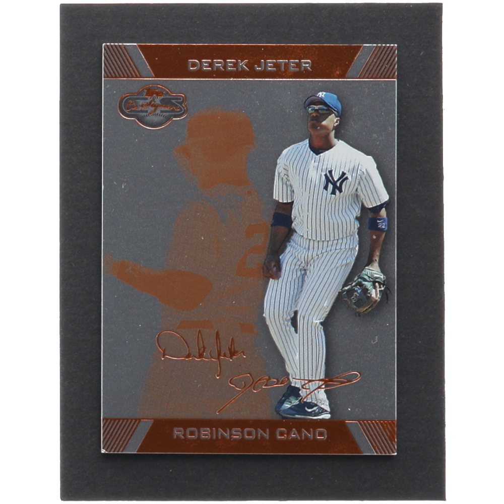 Robinson Cano / Derek Jeter 2007 Topps Co-Signers Silver Bronze #55B ...