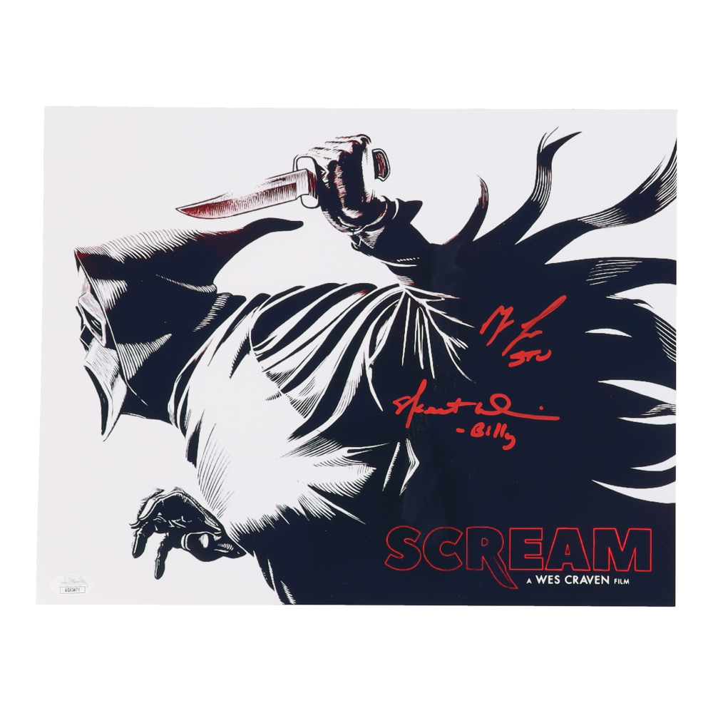 Skeet Ulrich & Matthew Lillard Signed "Scream" 11x14 Photo Inscribed ...