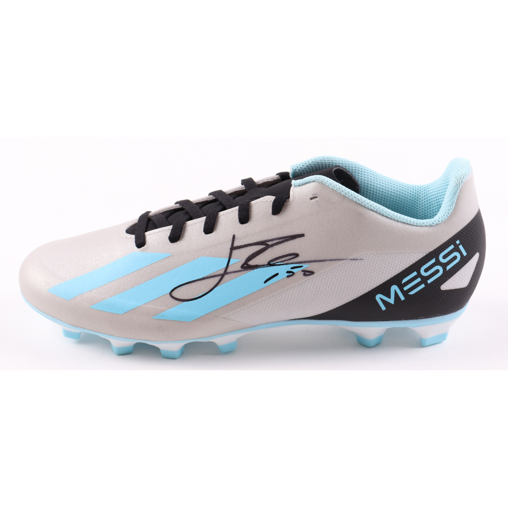Lionel Messi Signed Adidas X Crazyfast Messi.4 Cleat Inscribed "LEO ...