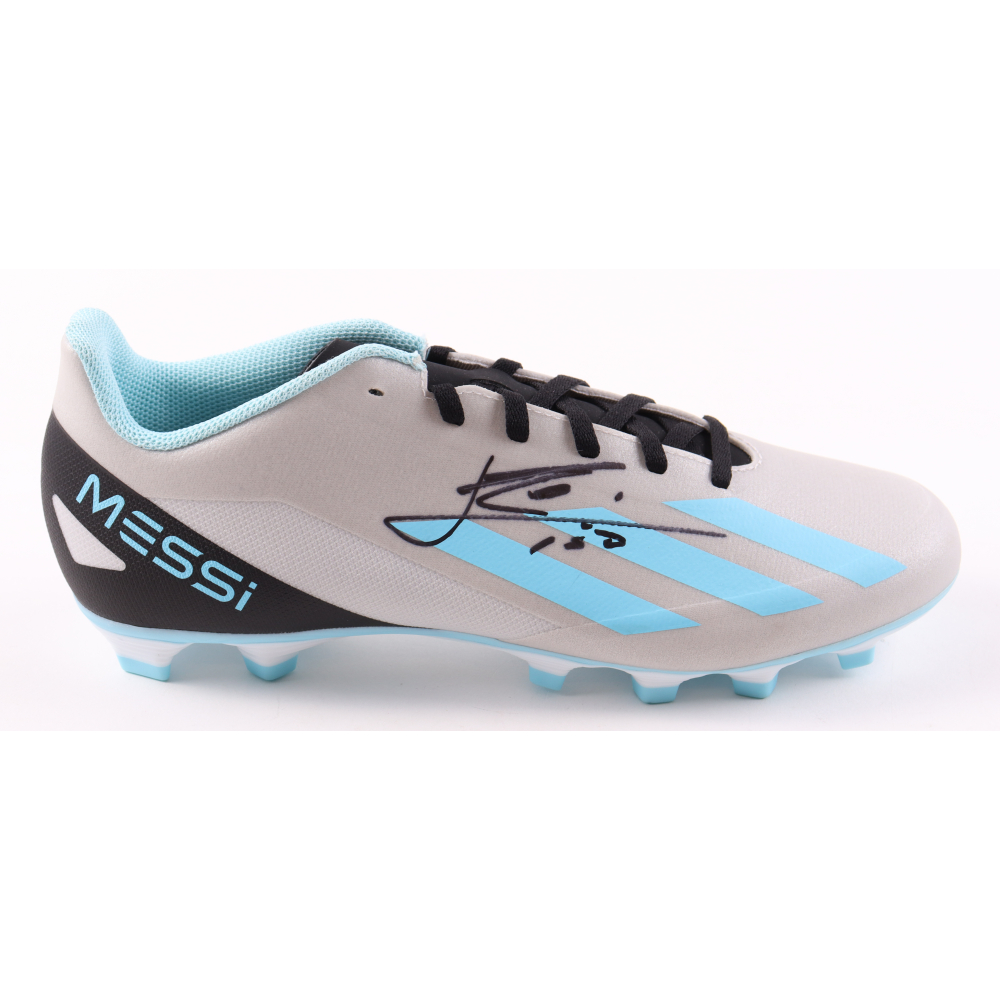 Lionel Messi Signed Adidas X Crazyfast Messi.4 Cleat Inscribed "LEO ...