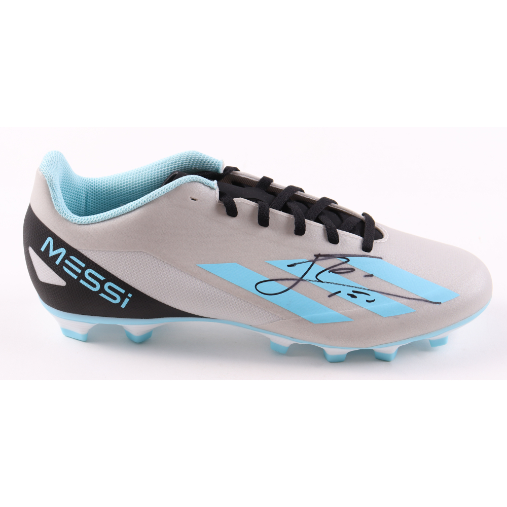Lionel Messi Signed Adidas X Crazyfast Messi.4 Cleat Inscribed "LEO ...