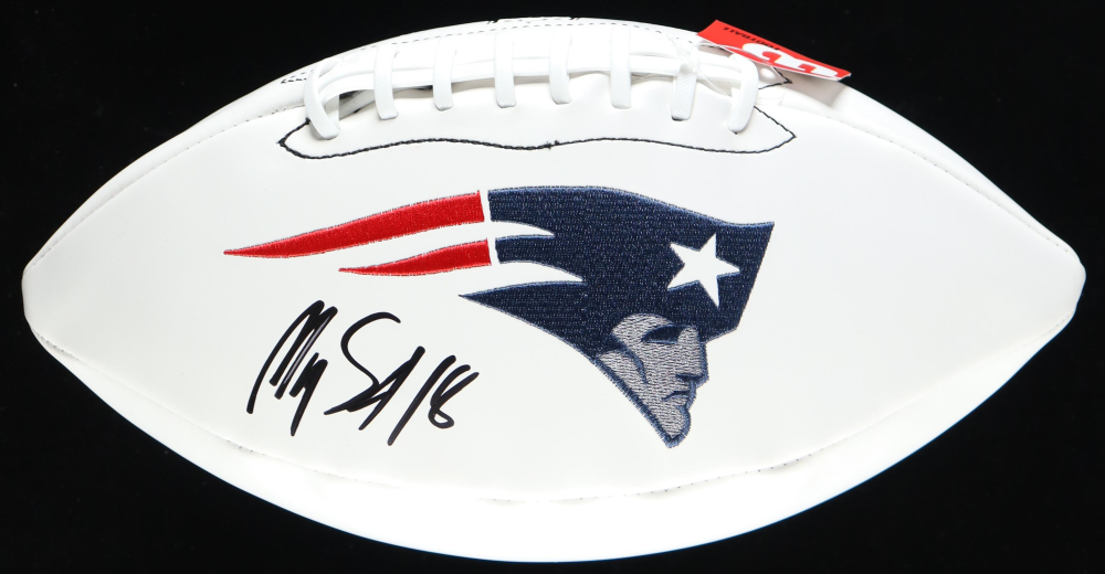 Matthew Slater Signed Patriots Logo Football (Beckett) | Pristine Auction