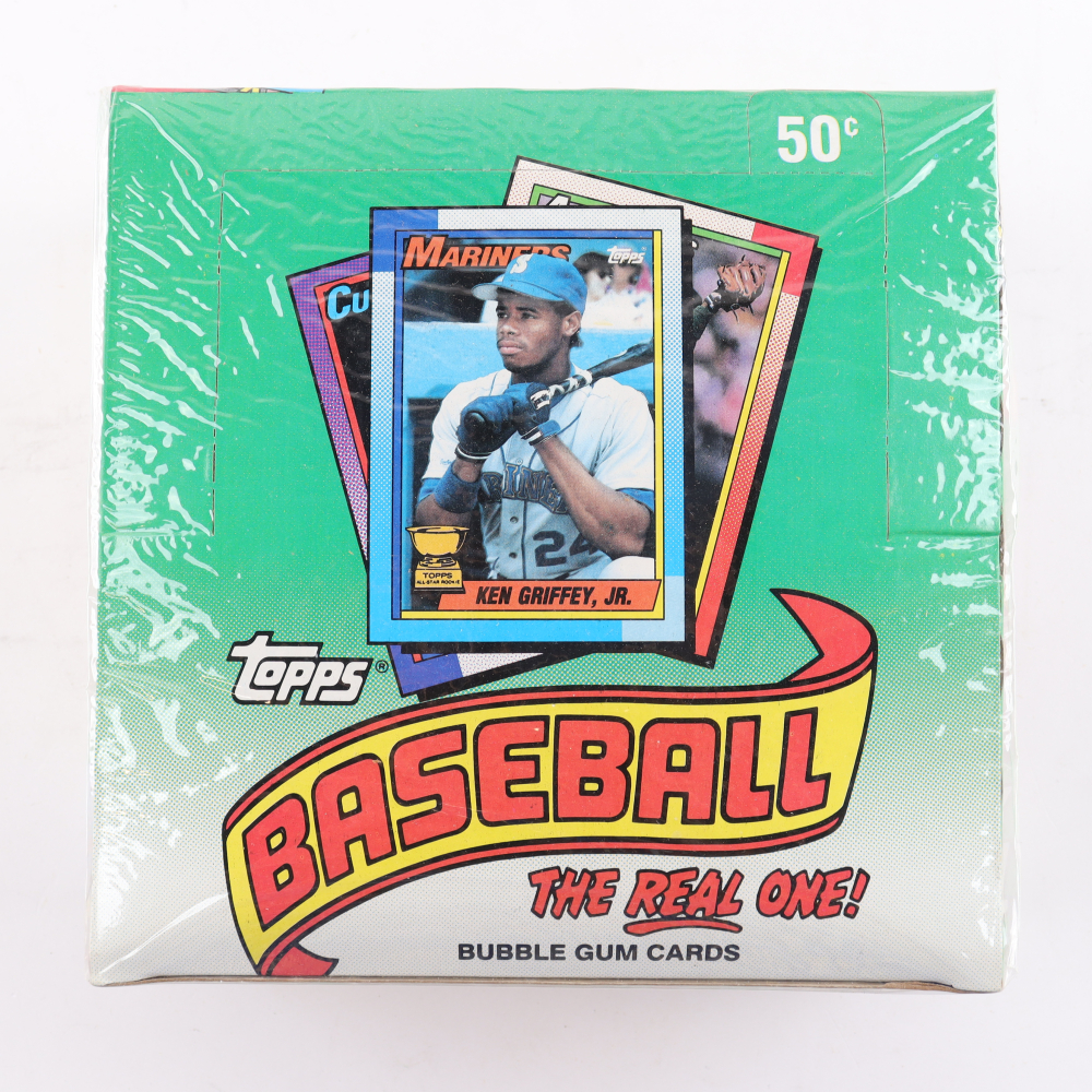 1990 Topps Baseball Box With (36) Cellophane Jumbo Packs | Pristine Auction