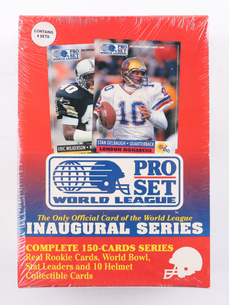 1991 Pro Set World League Football Wax Box of (36) Packs | Pristine Auction