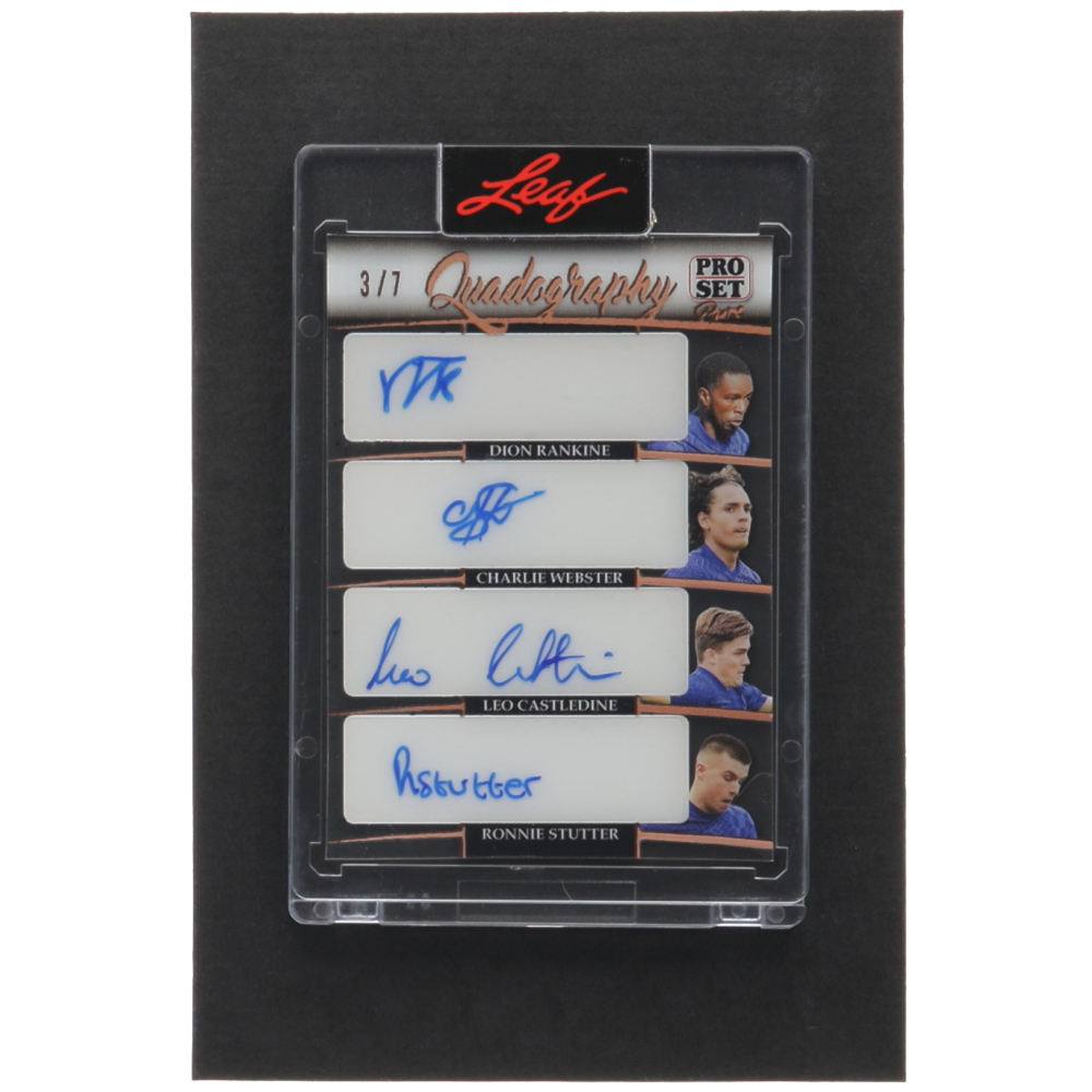 Dion Rankine / Charlie Webster / Leo Castledine / Ronnie Stutter 2023 ...