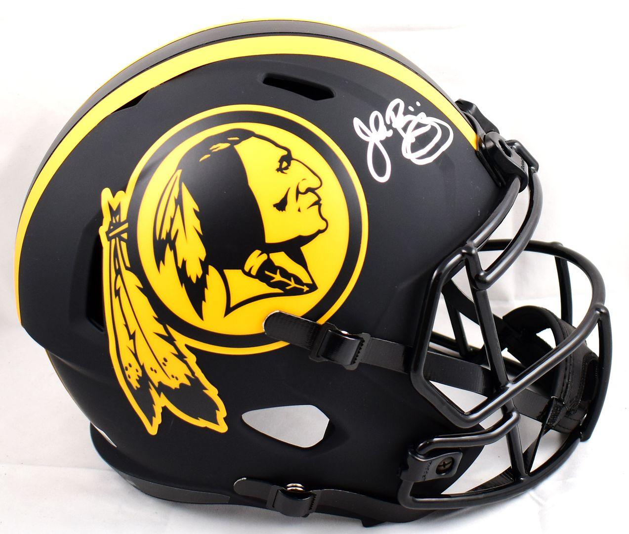 John Riggins Signed Washington Full-Size Eclipse Alternate Speed Helmet ...