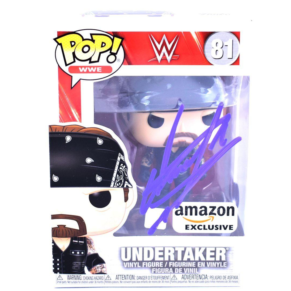 The Undertaker Signed WWE #81 Funko Pop! Vinyl Figure (Beckett ...