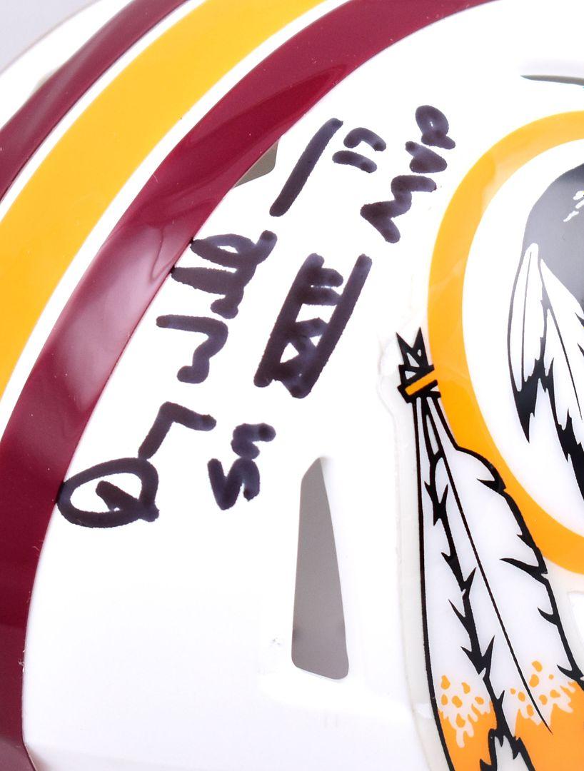 Doug Williams Signed Washington Matte White Alternate Speed Mini Helmet ...