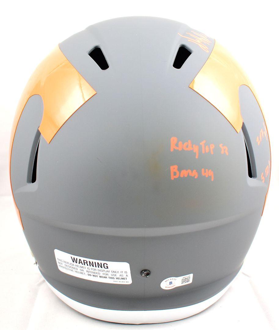 Jalin Hyatt Signed Tennessee Volunteers Full-Size AMP Alternate Speed ...