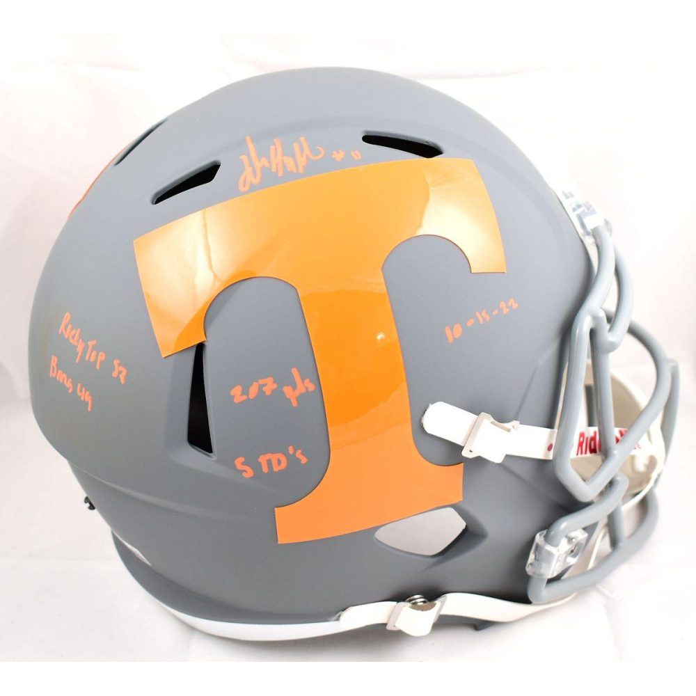 Jalin Hyatt Signed Tennessee Volunteers Full-Size AMP Alternate Speed ...