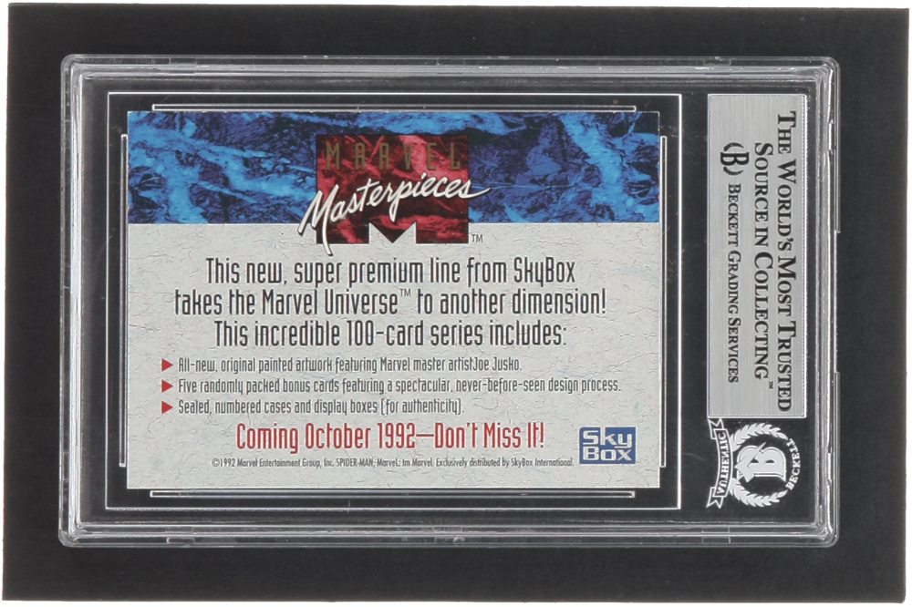 Joe Jusko Signed Spider-Man 1992 SkyBox Marvel Masterpieces Promos #5 ...