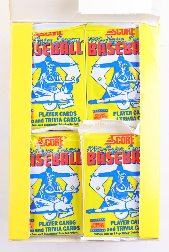 1990 Score Baseball Wax Box with (36) Packs | Pristine Auction