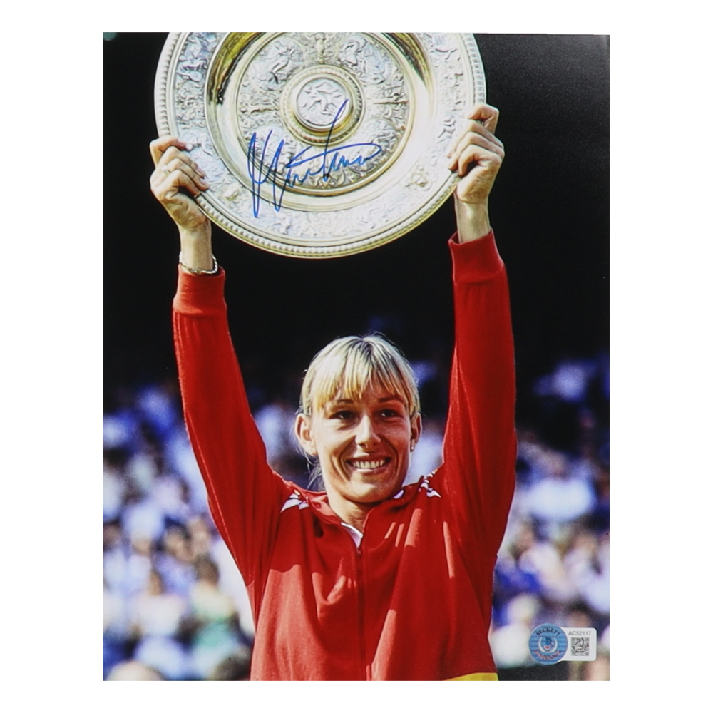 Martina Navratilova Signed 8x10 Photo (Beckett) | Pristine Auction