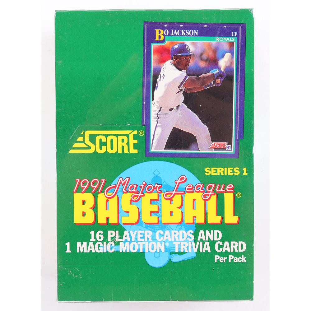 1991 Score Series 1 Baseball Wax Box With (36) Packs | Pristine Auction