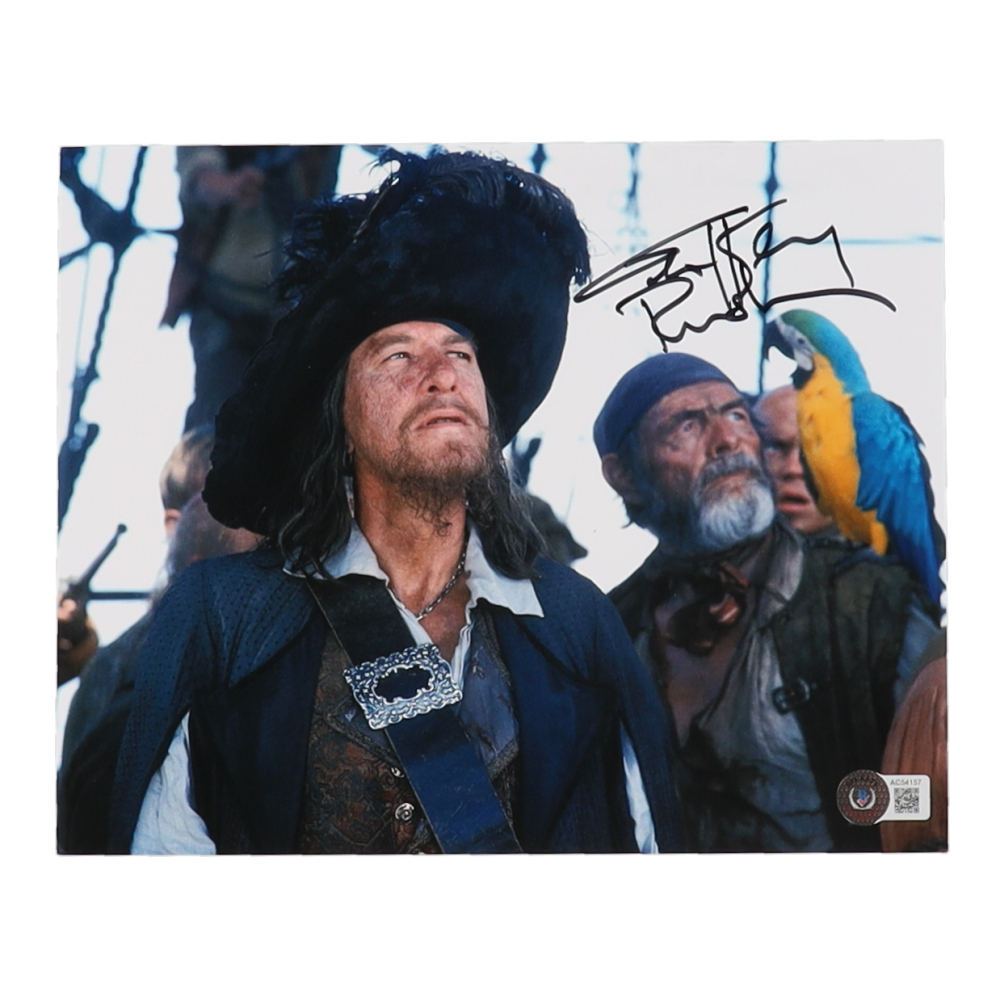 Geoffrey Rush Signed "Pirates of the Caribbean" 8x10 Photo (Beckett ...