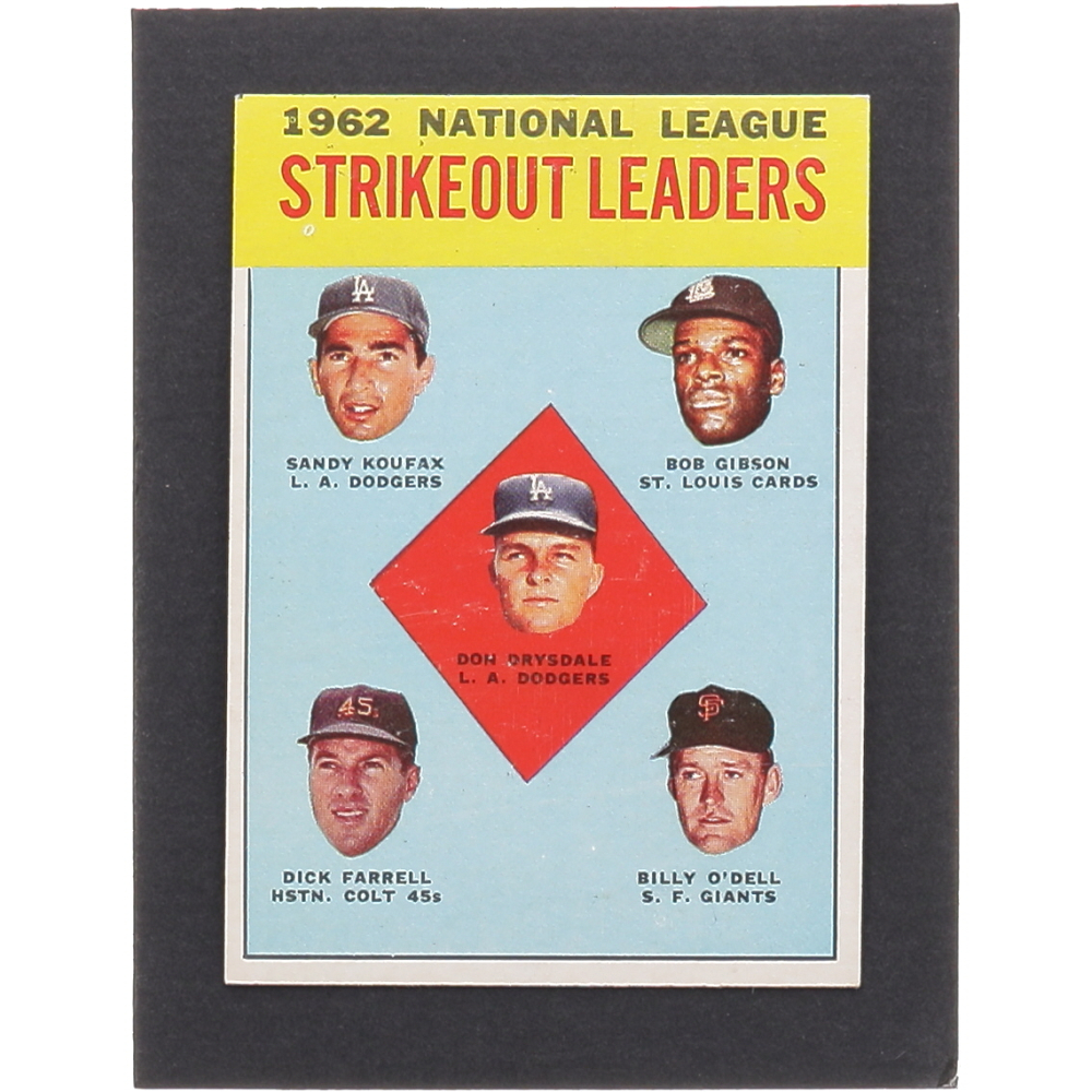 Don Drysdale / Sandy Koufax / Bob Gibson / Billy O'Dell / Dick Farrell ...