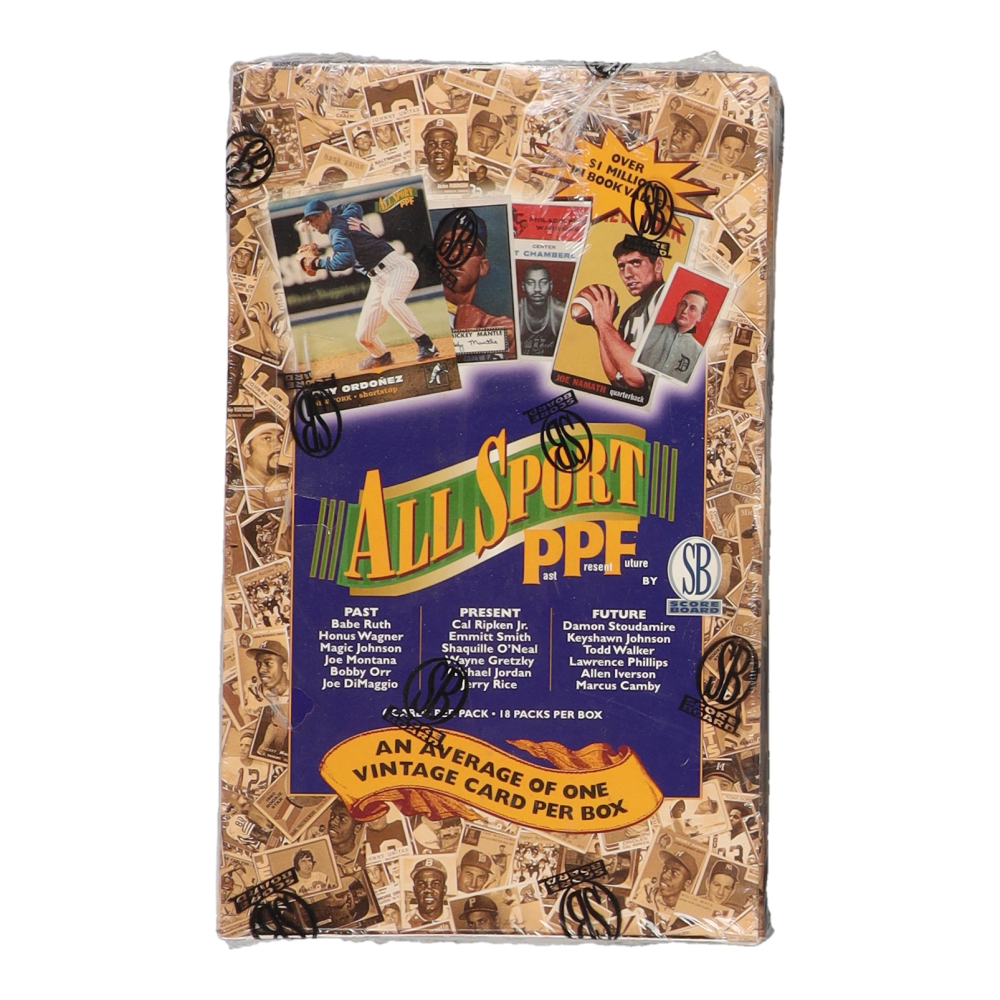1996-97 Score Board All Sport PPF Box (18) Packs | Pristine Auction