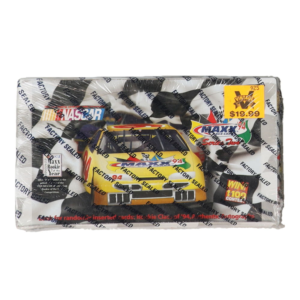 1994 Maxx Race Cards Series 2 Racing Hobby Box with (36) Packs ...