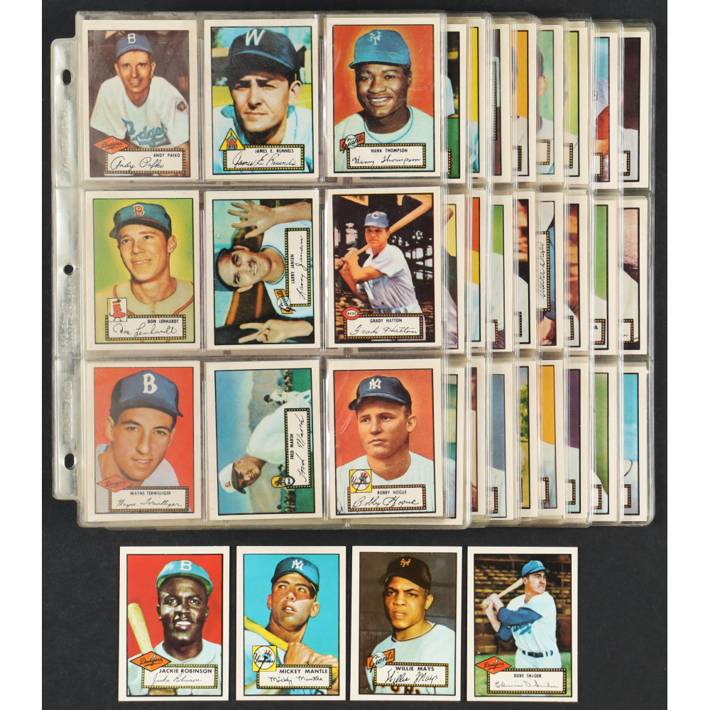1983 Topps 1952 Reprint Baseball Complete Set of (402) Cards with ...