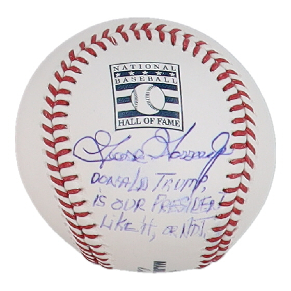 Goose Gossage Signed OML Hall Of Fame Logo Baseball Inscribed "Donald ...