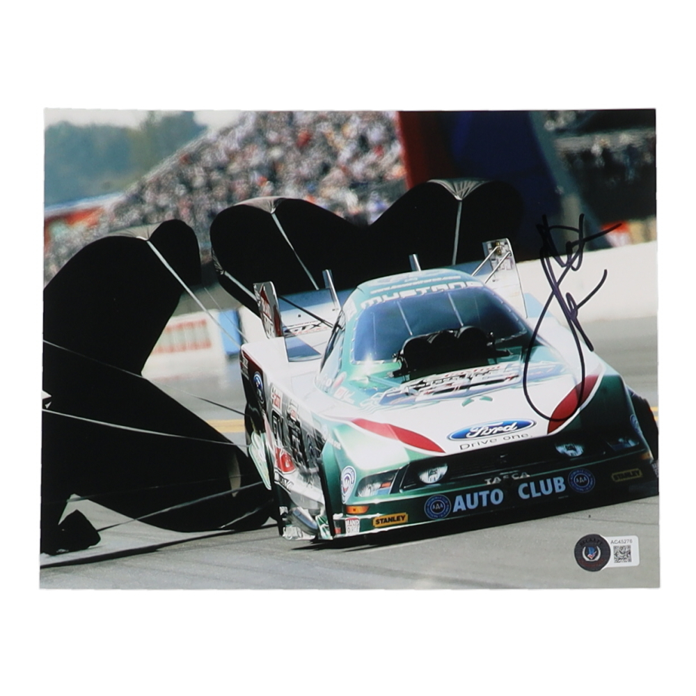 John Force Signed 8x10 Photo (Beckett) | Pristine Auction