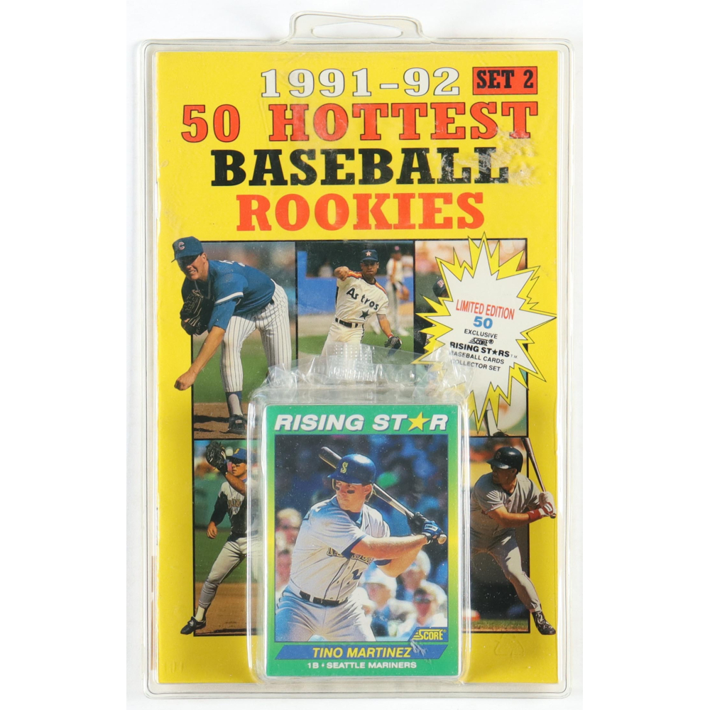 1991-92 Score Baseball 50 Hottest Rookies Rising Stars Value Pack Set 2 ...