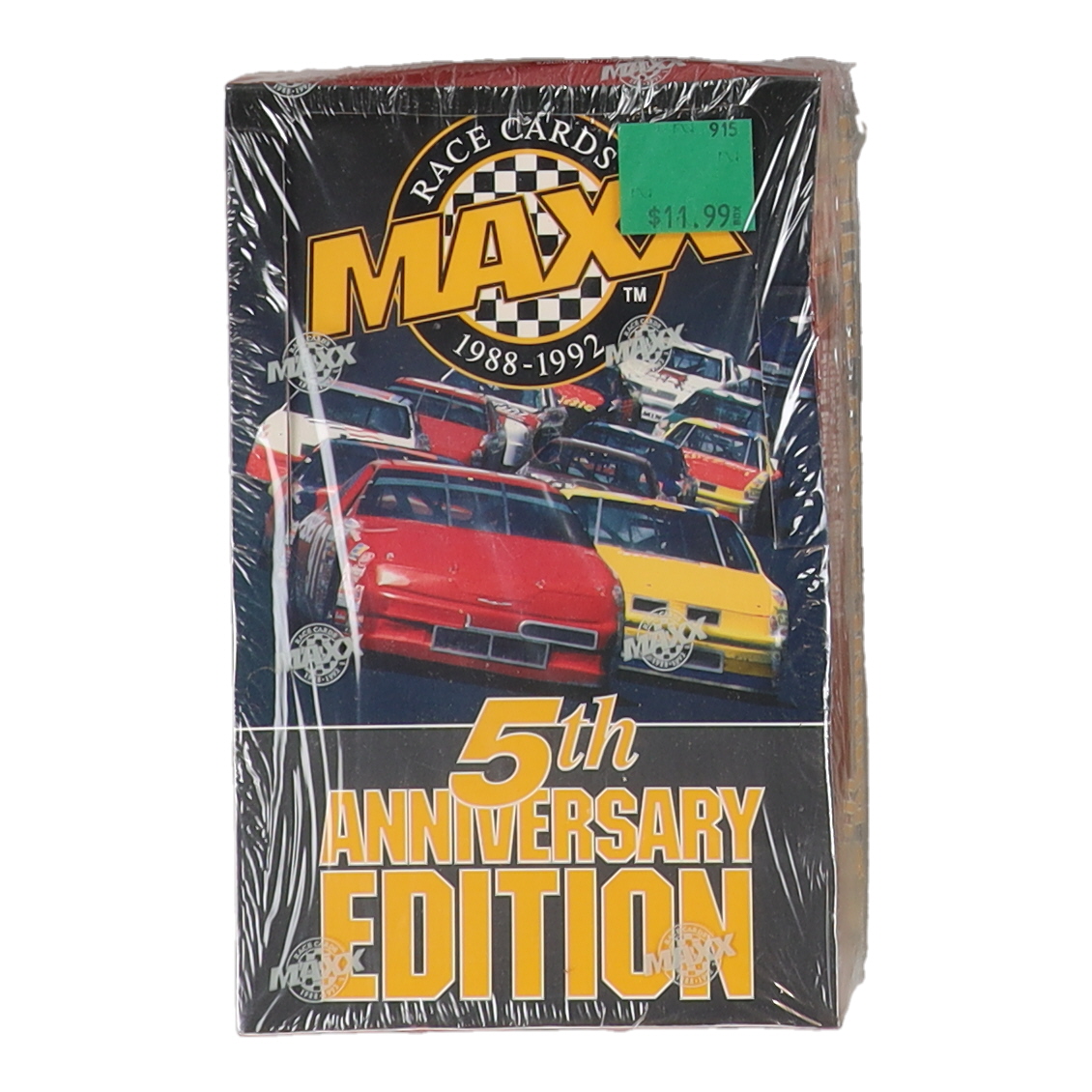 1992 Maxx Race Cards 5th Anniversary Edition Box (36) Packs | Pristine ...