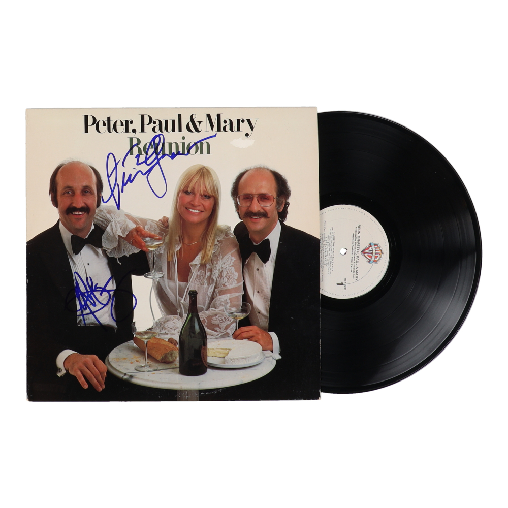 Paul Stookey & Peter Yarrow Signed Peter Paul & Mary "Reunion" Vinyl ...