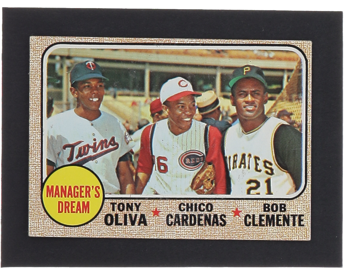 Tony Oliva / Chico Cardenas / Bob Clemente 1968 Topps #480 / Manager's Dream | Pristine Auction