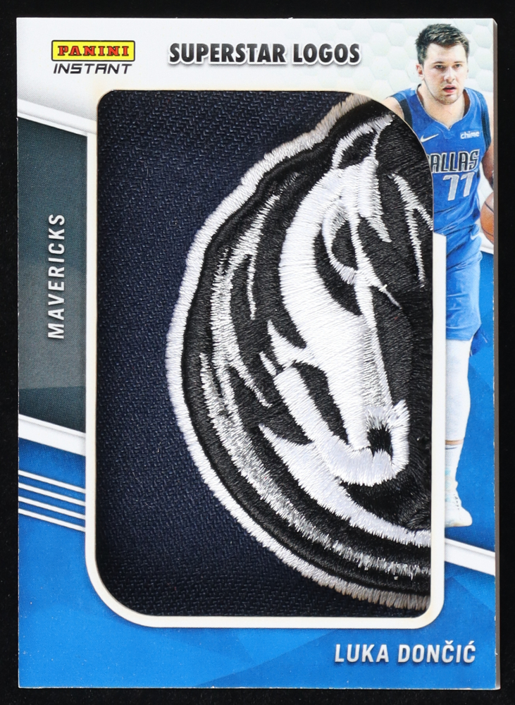 Luka Doncic 2021-22 Panini Instant Superstar Logos Relic #SL-16 Logoman ...