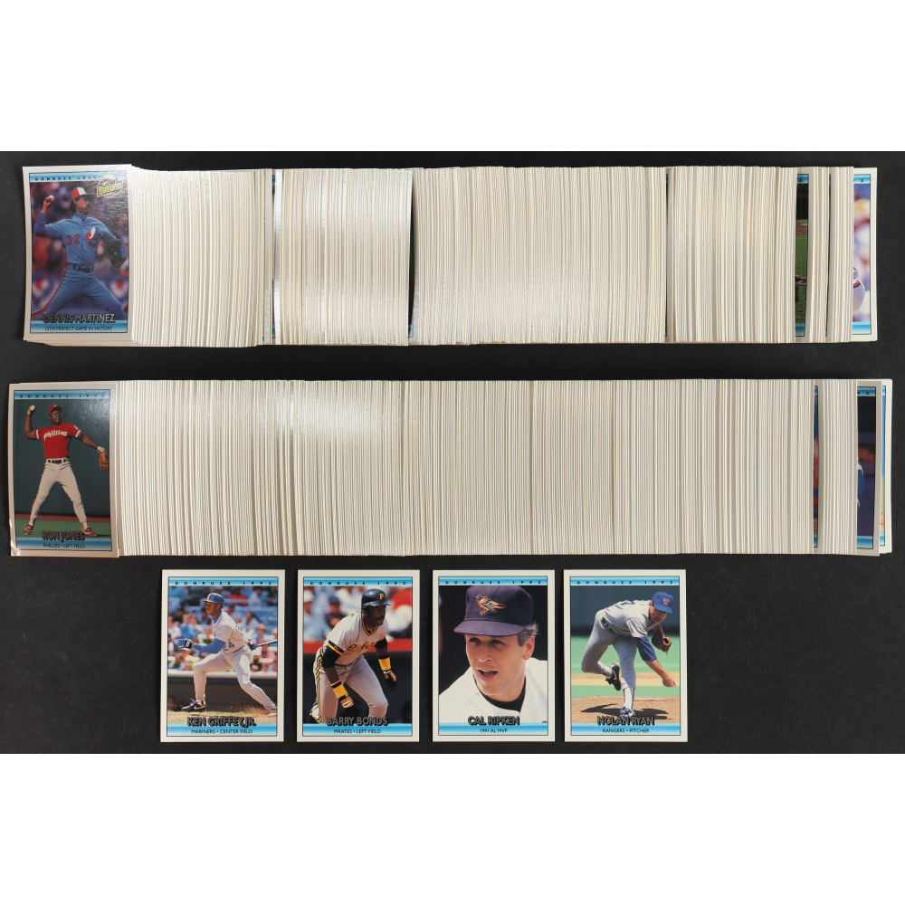 1992 Donruss Major League Baseball Collector Set of (792) Baseball ...