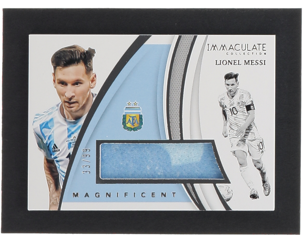Lionel Messi 2021 Immaculate Collection Magnificient Memorabilia #17 ...