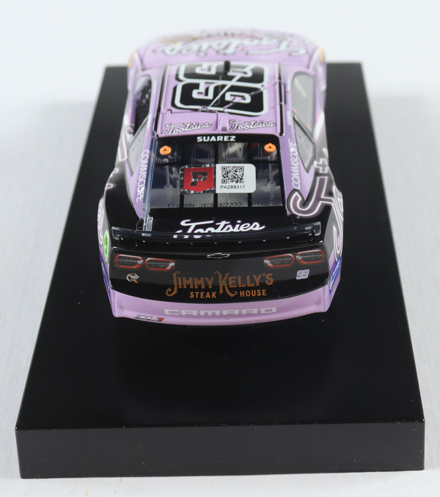 Daniel Suarez Signed NASCAR #99 Tootsie's Orchid Lounge 2023 Camaro ZL1 - 1:24 Diecast Car (PA ...