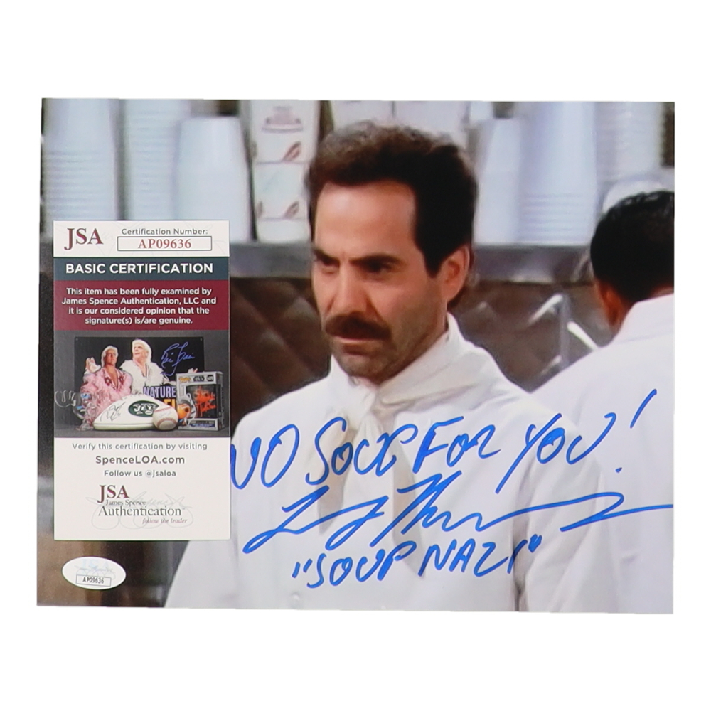 Larry Thomas Signed "Seinfeld" 8x10 Photo Inscribed "No Soup for You ...