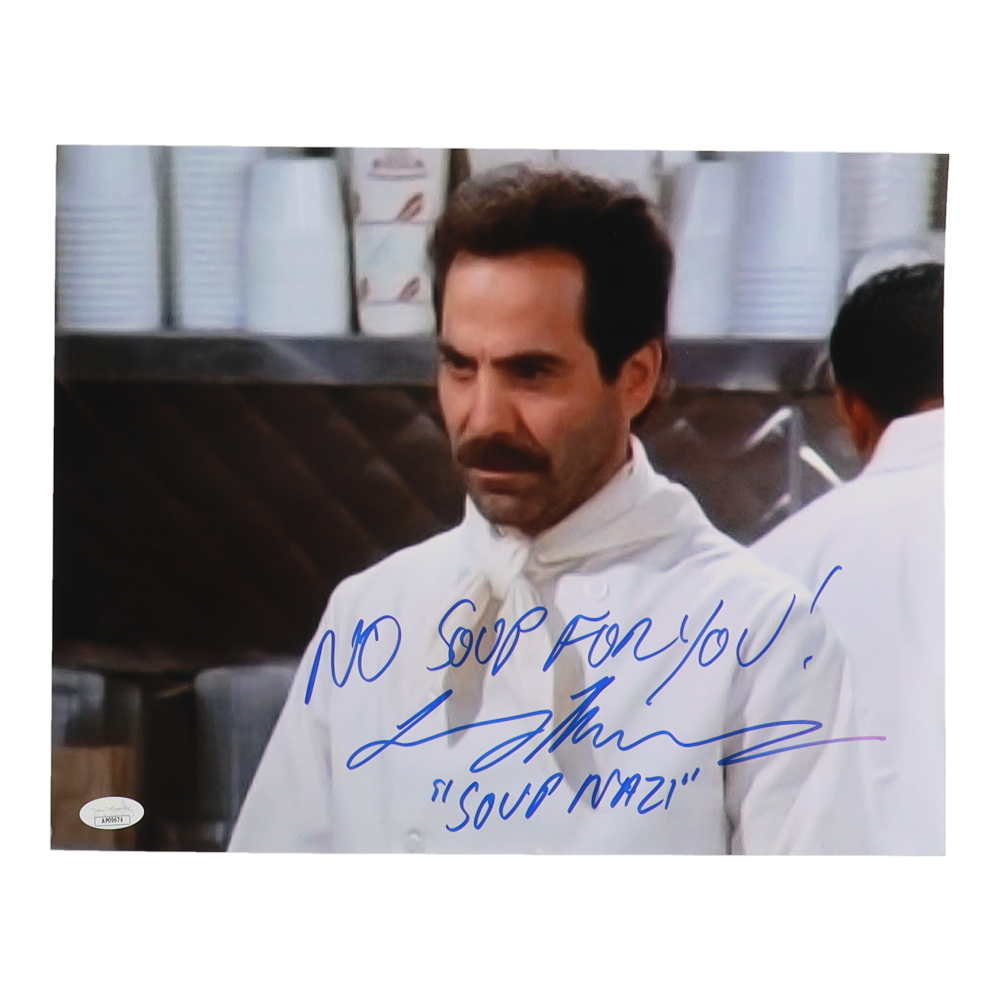 Larry Thomas Signed "Seinfeld" 11x14 Photo Inscribed "No Soup for You ...