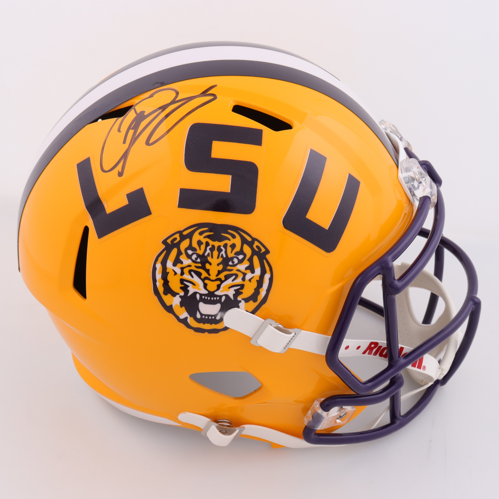 Odell Beckham Jr. Signed LSU Tigers Full-Size Speed Helmet (Beckett ...