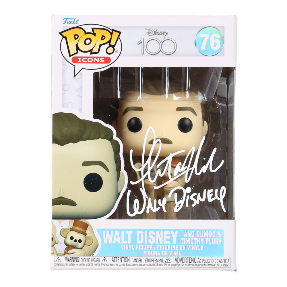 Thomas Ian Nicholas Signed "Disney 100" #76 Walt Disney with Dumbo ...