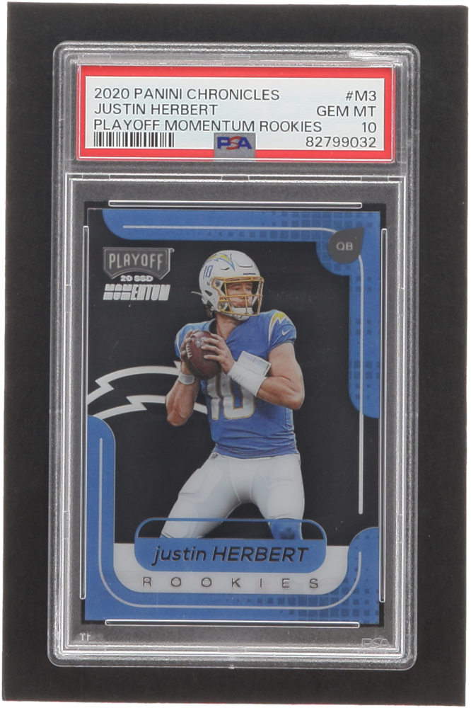 Justin Herbert 2020 Momentum Rookies #3 RC (PSA 10) | Pristine Auction