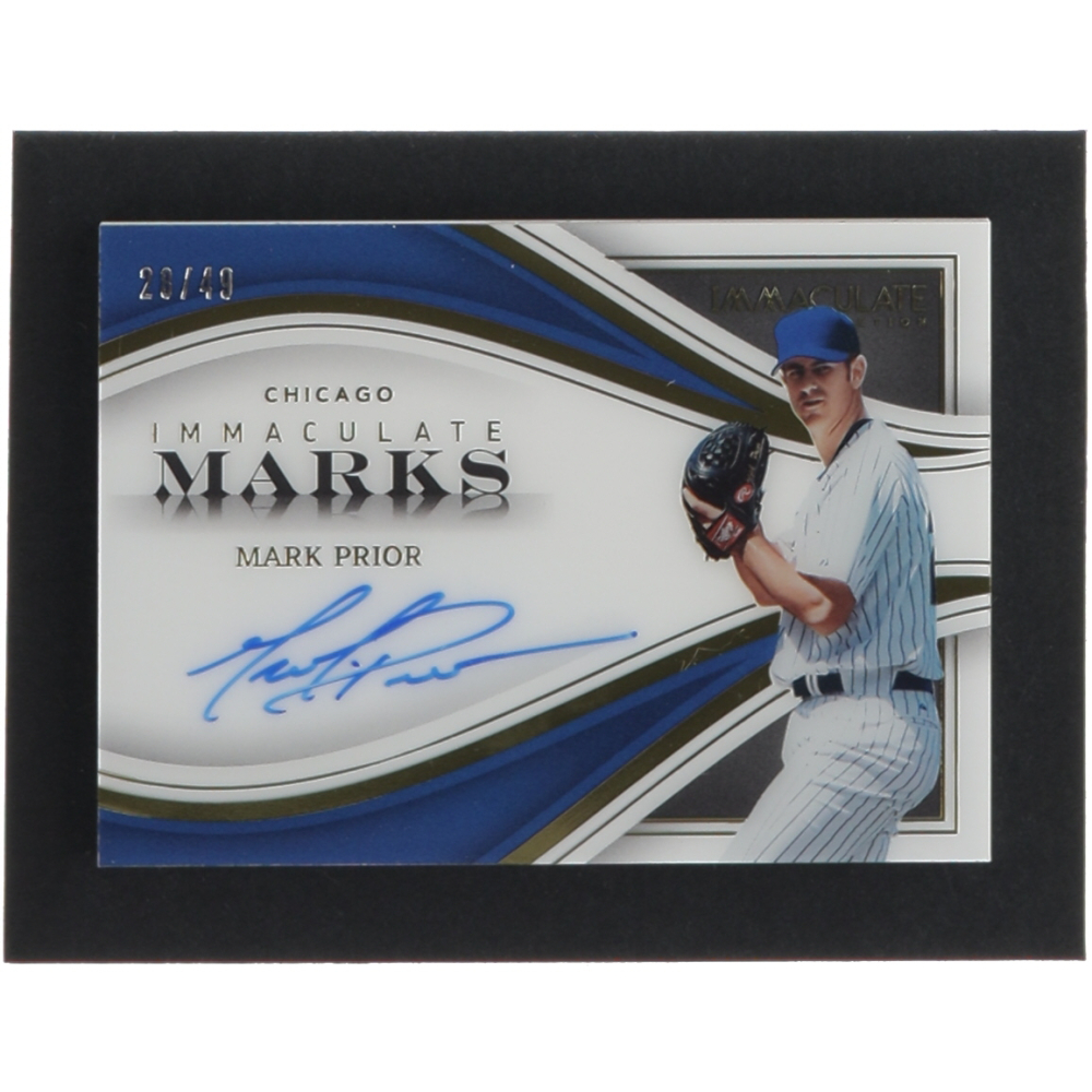 Mark Prior 2023 Immaculate Collection Immaculate Marks Autographs #18 ...
